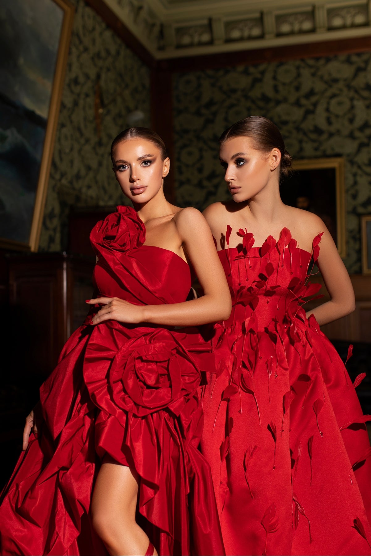 Ruby-Red Gown | Amelie Baku Couture